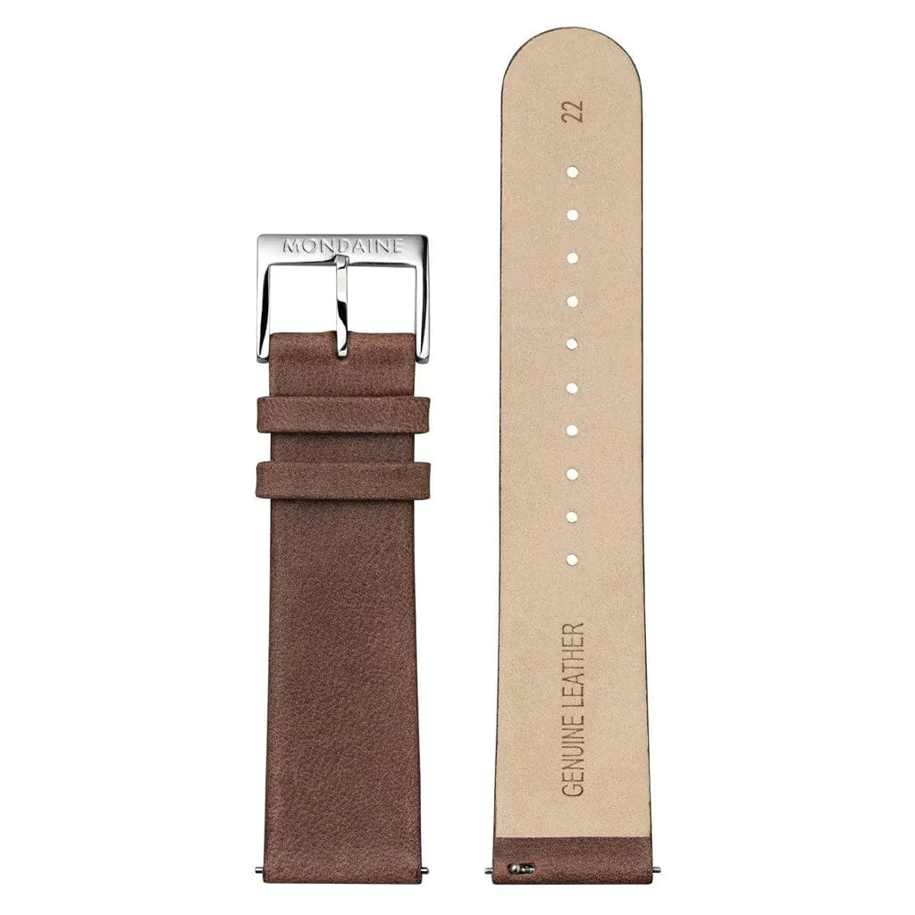 Genuine leather strap, 22mm, FEM.16822.70Q.2.K | Mondaine UK – Mondaine ...